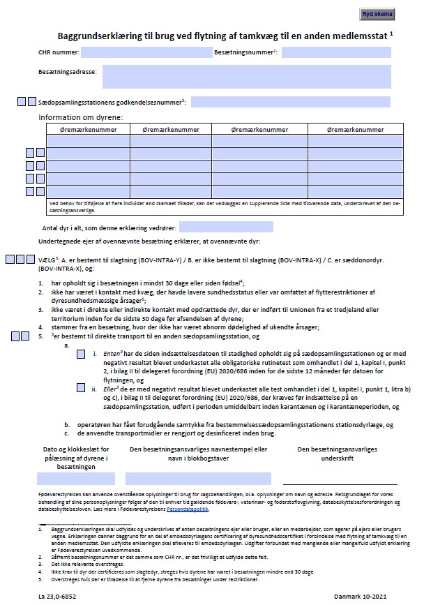 Baggrundserklæringer